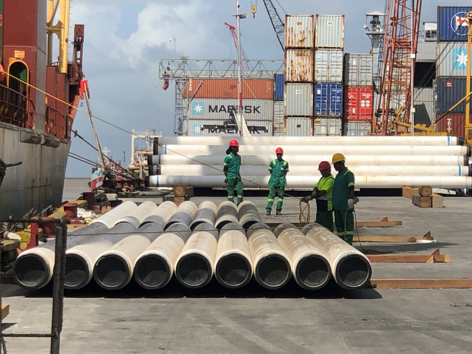 ExxonMobil Liza Phase 1 – Saipem Pipe offload – Department of Public ...