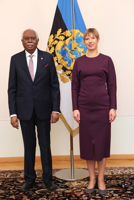 His Excellency Hamley Case accredited Ambassador to Estonia ...