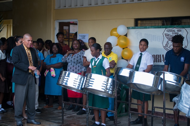 Tutorial High encouraged to revive music school with steel pans donated ...