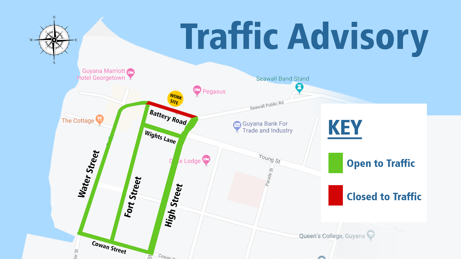 Traffic advisory in Kingston area: traffic diverted to facilitate ...