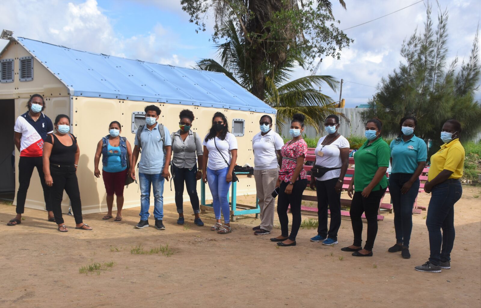 Screening and testing point for COVID-19 established at Buck Hall ...