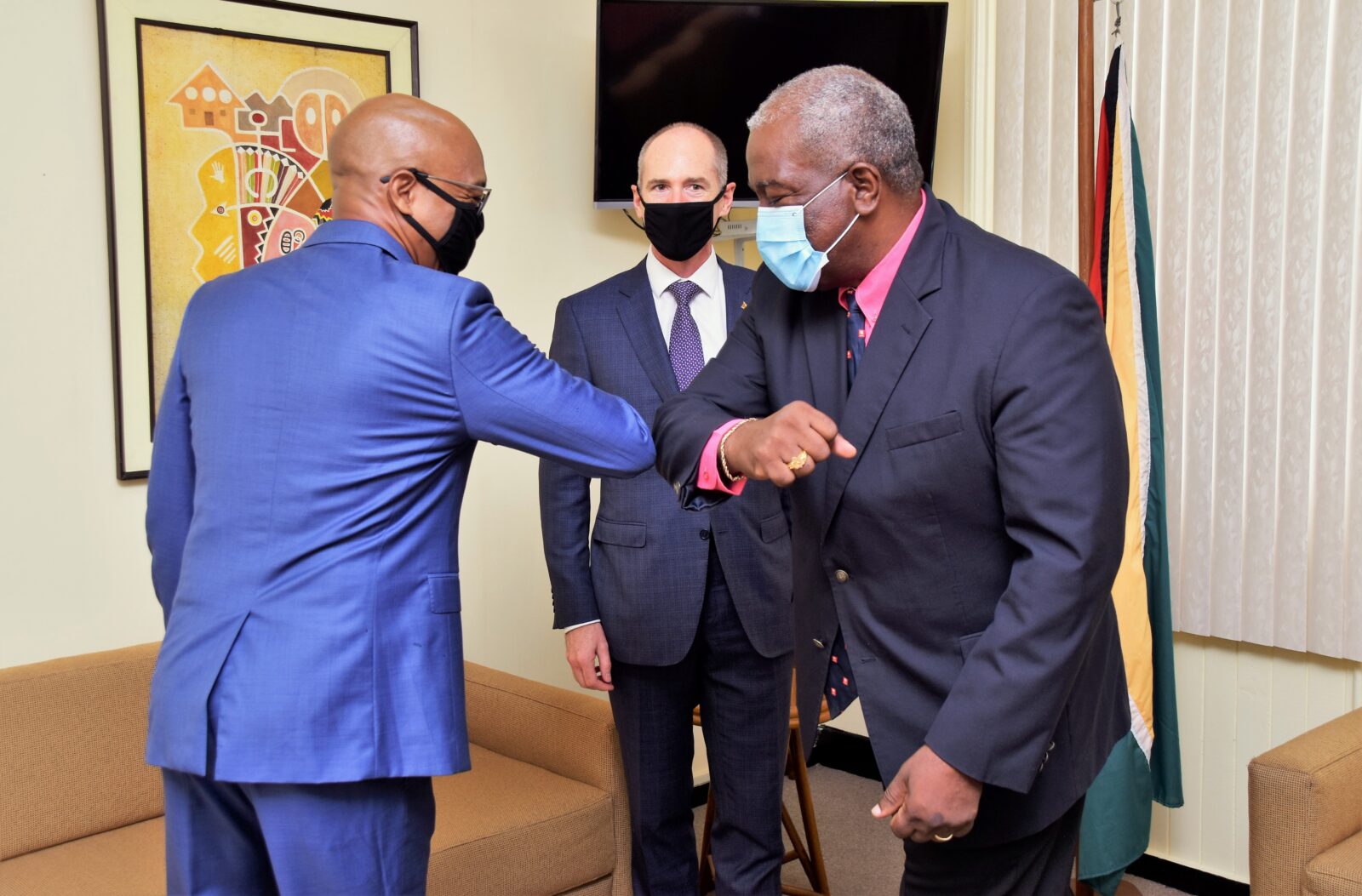 Prime Minister Phillips meets with Exxon Head of local operations ...