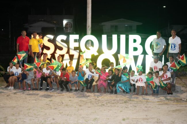 “Essequibo is We Own” sign unveiled at Parika – Department of Public ...